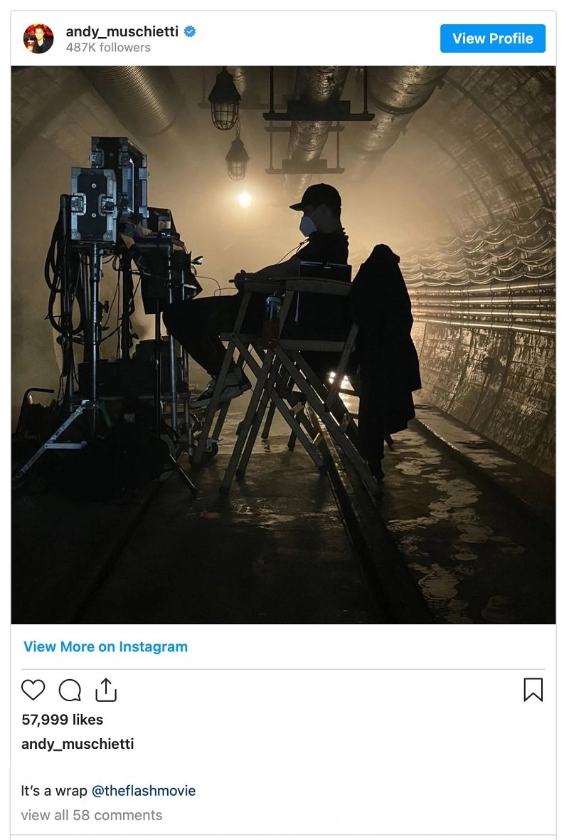 The production of “The Flash” has officially ended, and the shooting ...