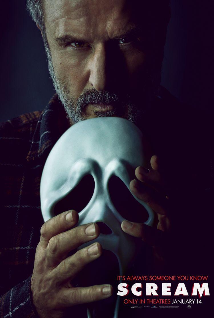 The horror film “Scream 5” exposes character posters, new and old ...