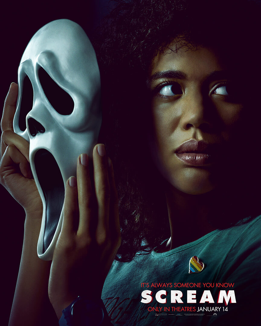 The horror film “Scream 5” exposes character posters, new and old ...
